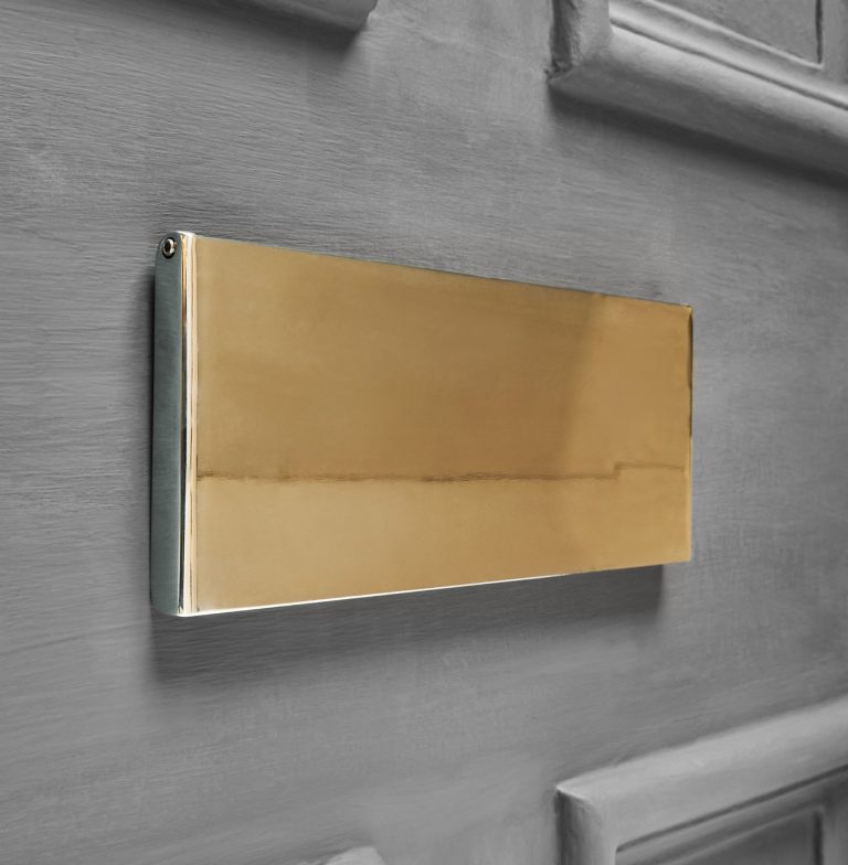 Brass Letter Plate Tidy