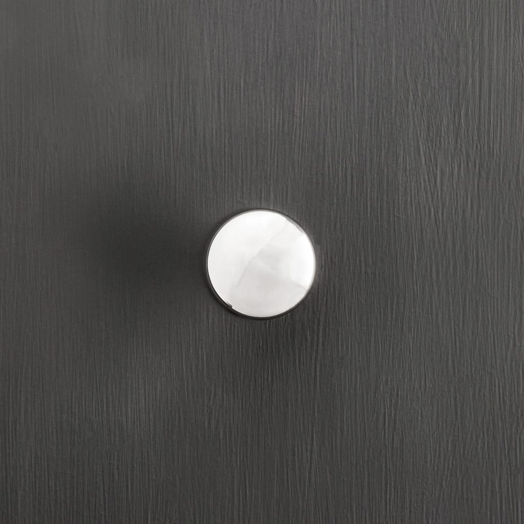 Victorian Cupboard Knob - Polished Nickel