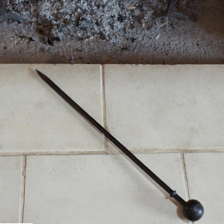 wrought iron fire poker