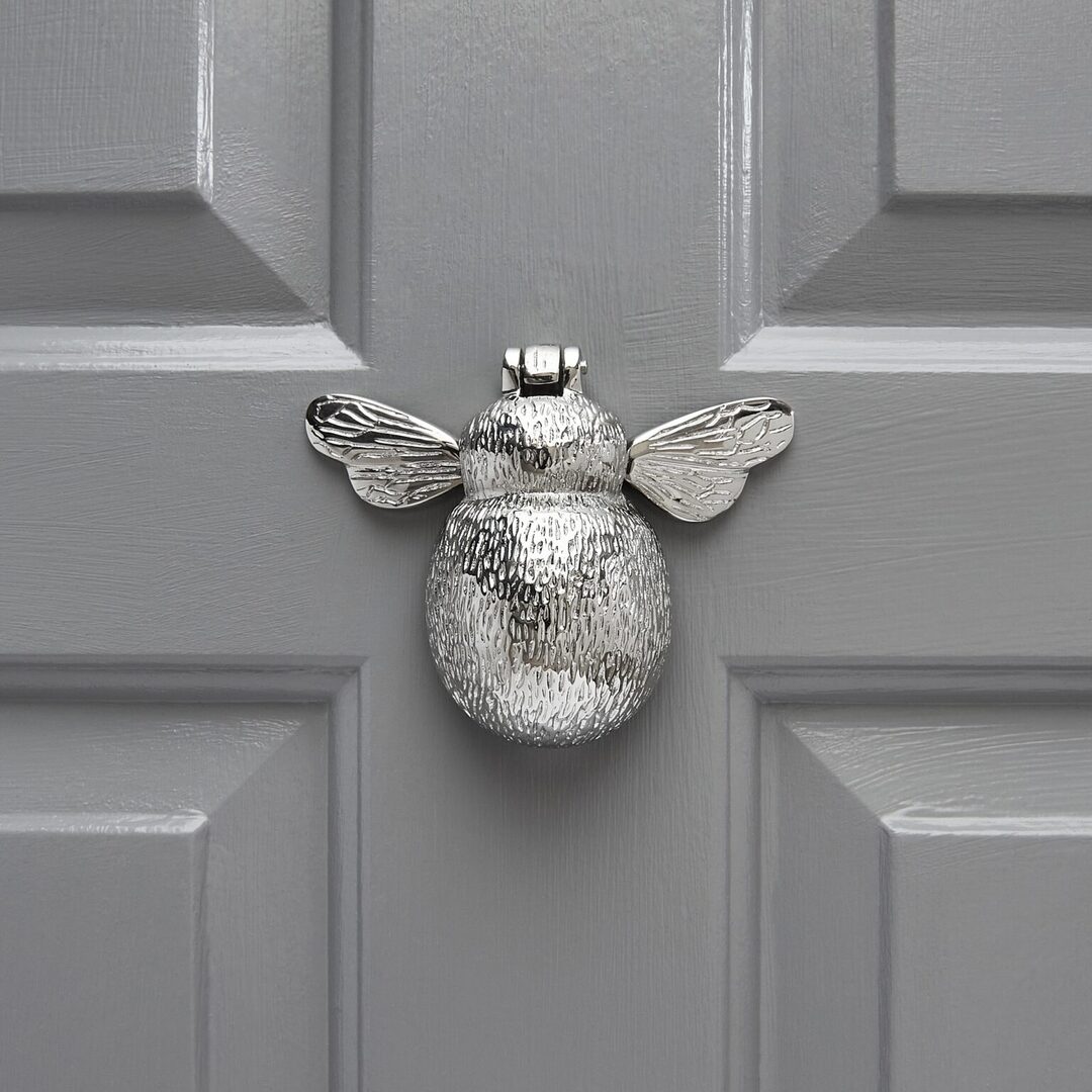 Owl Door Knocker - Nickel