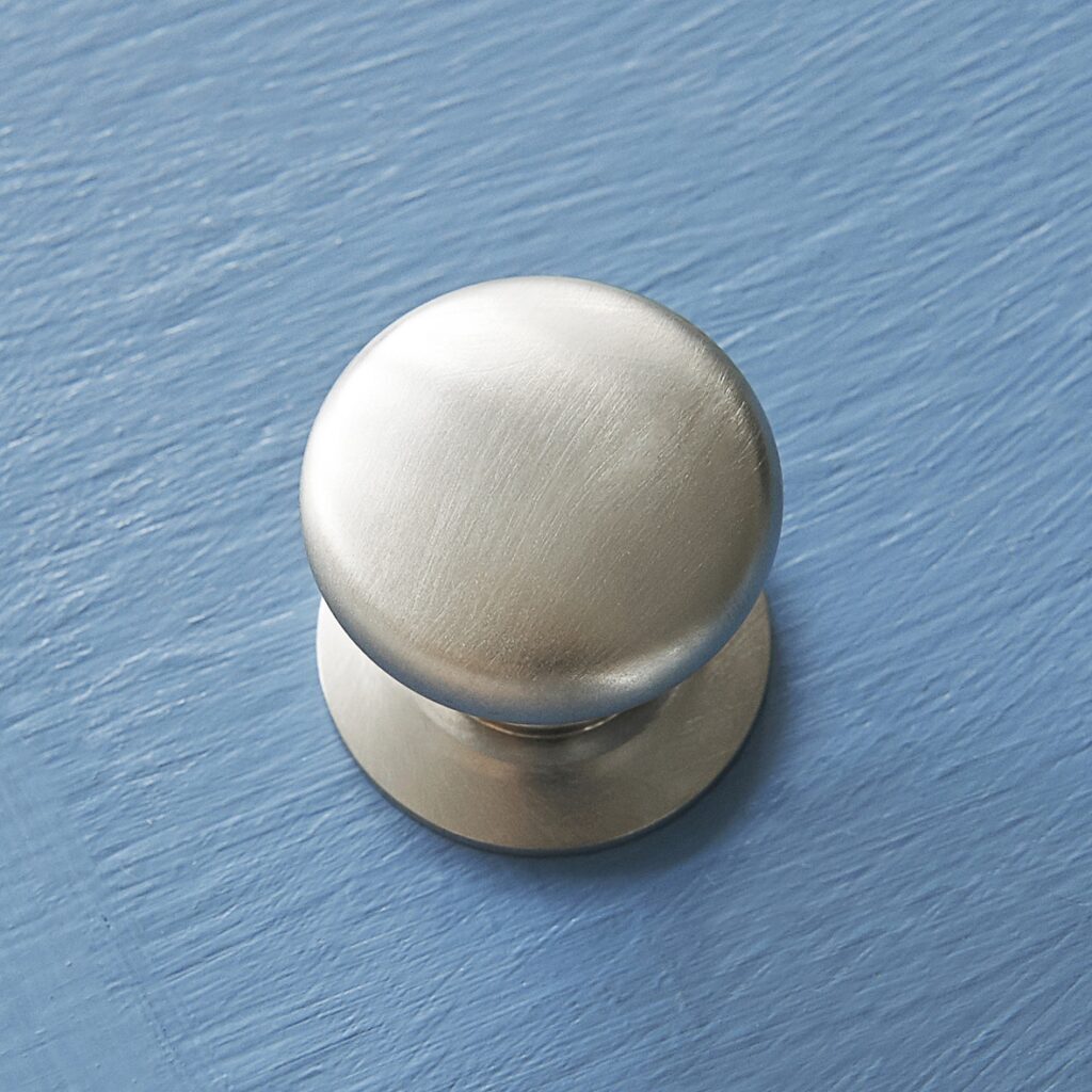 Victorian Cupboard Knob - Polished Nickel