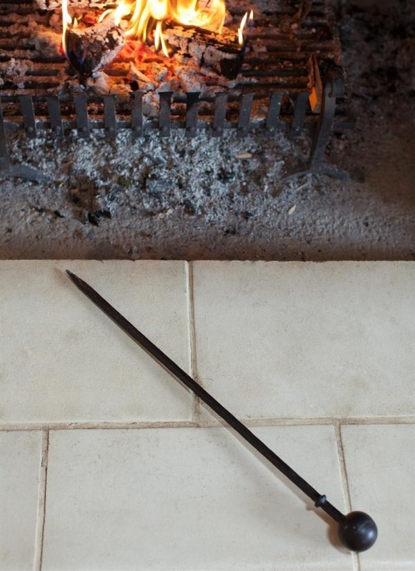 wrought iron fire poker