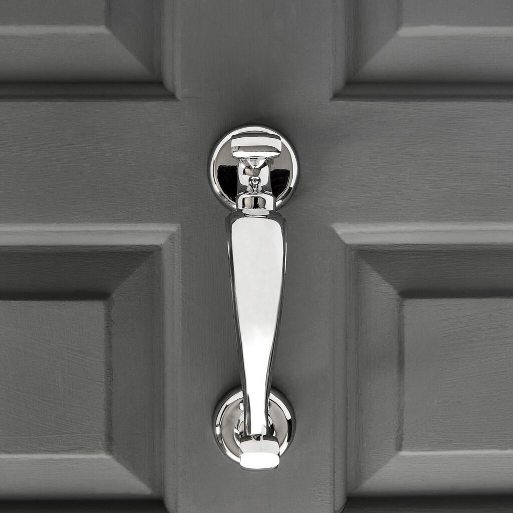 Doctor's Door Knocker - Polished Chrome