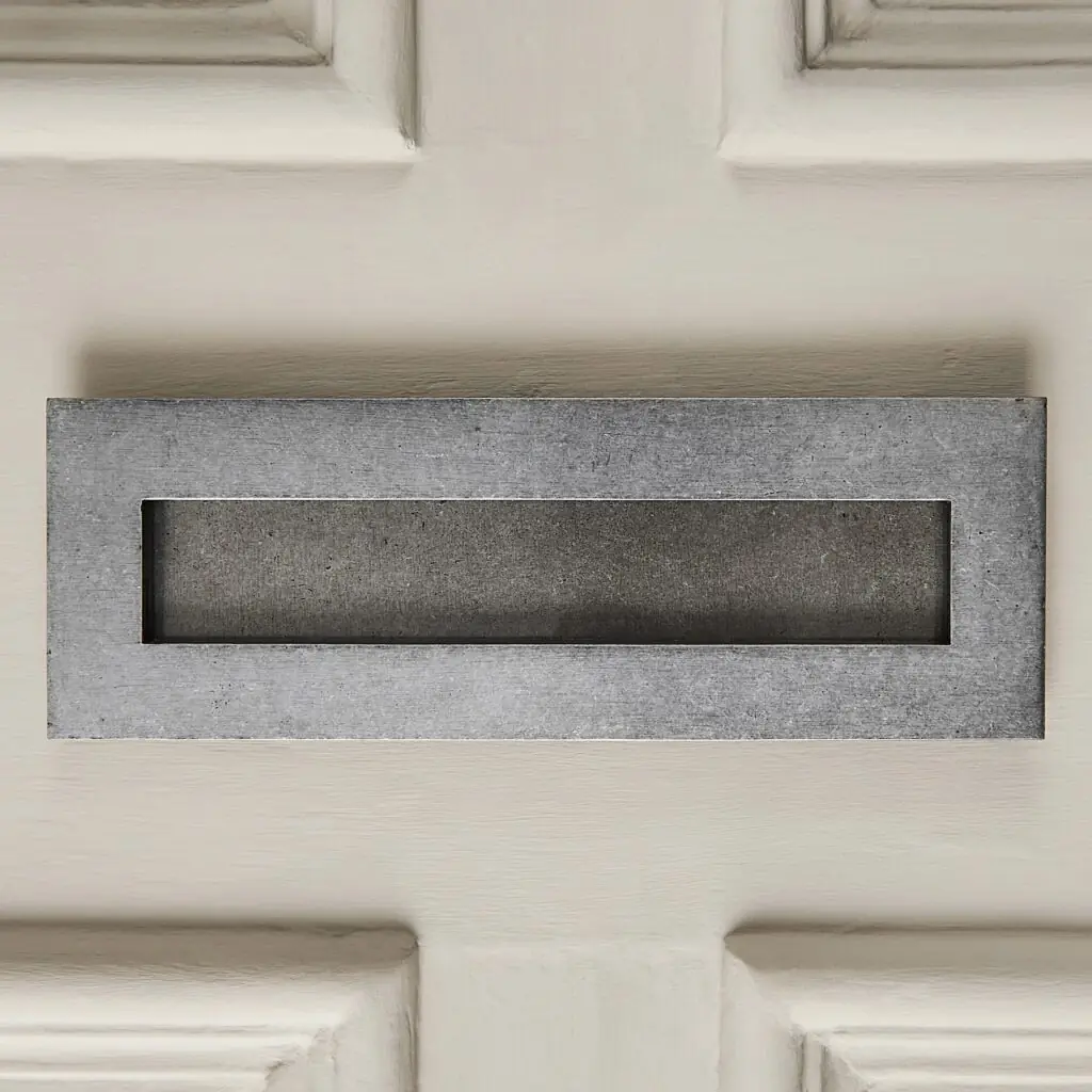 Forged Letterplate - Pewter