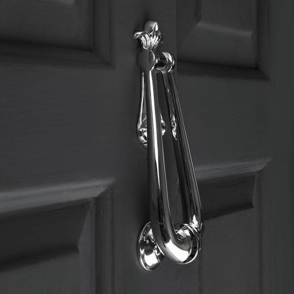 Loop Door Knocker - Polished Chrome