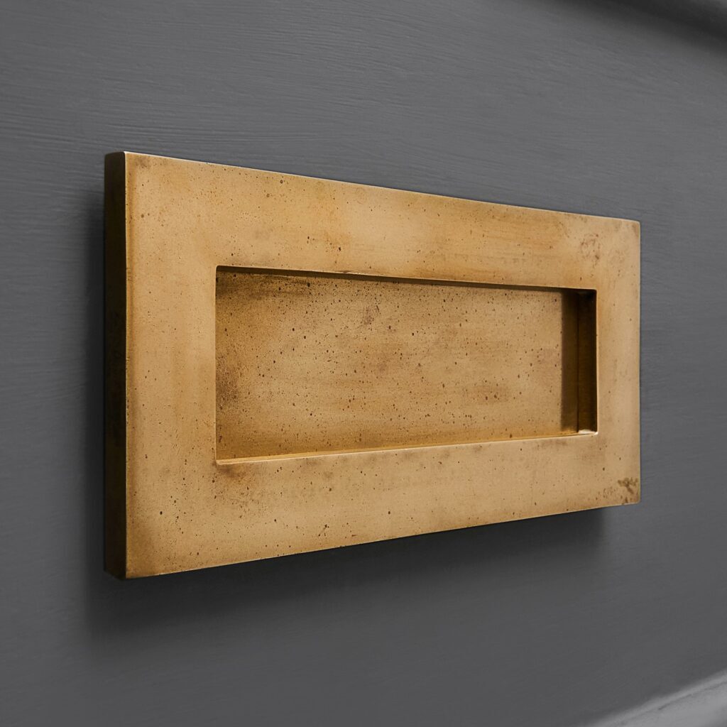 Original Style Letterplate - Aged Brass