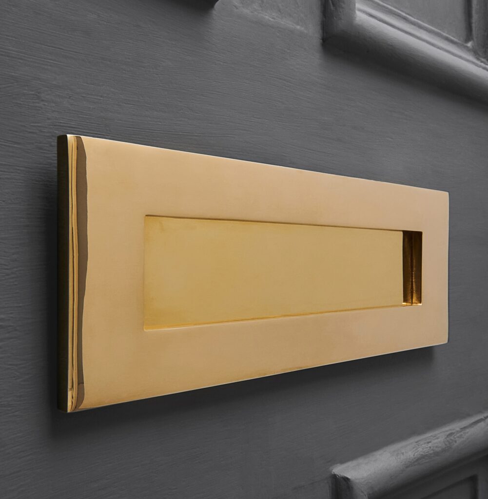 Letterplate in Solid Brass