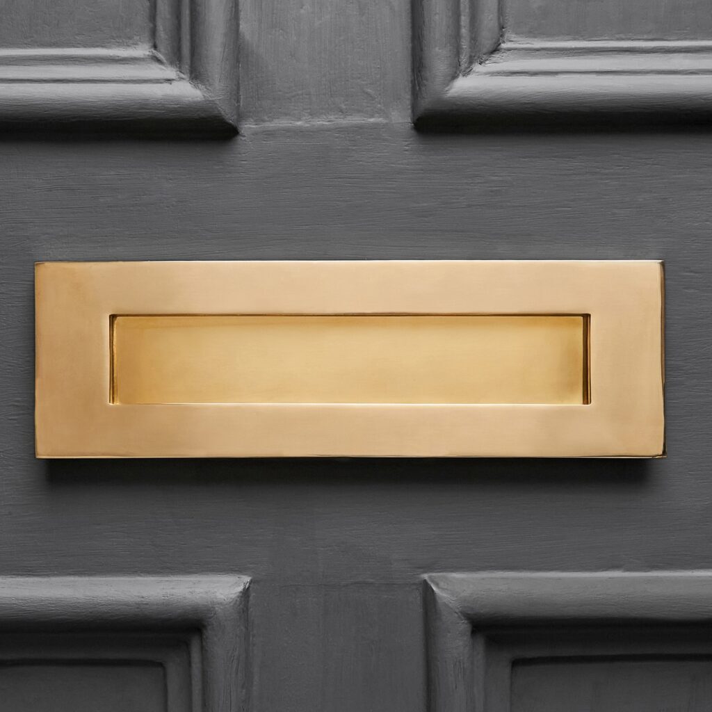 Original Style Letterplate - Polished Brass