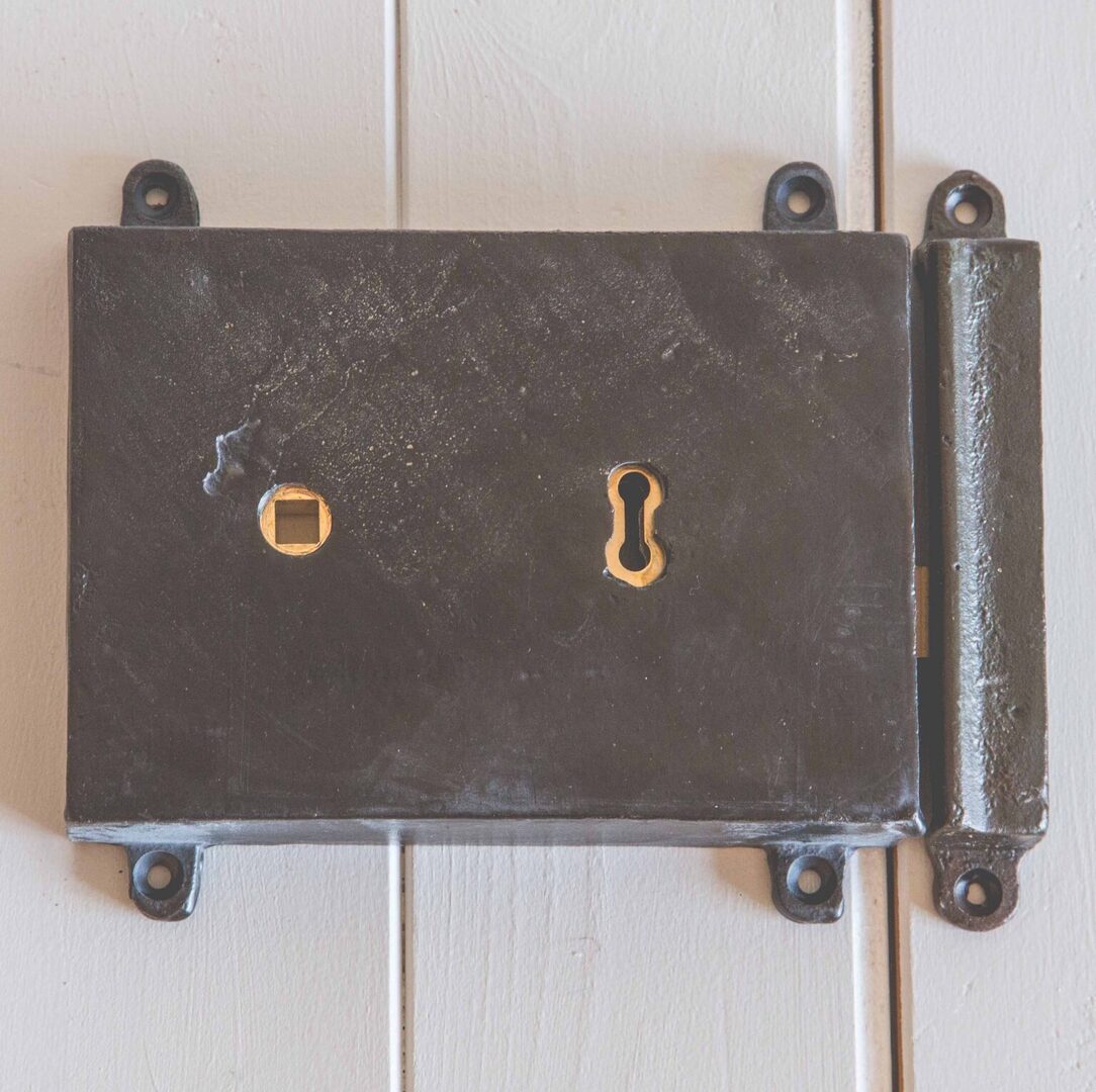 Rim Lock & Cast Iron Cover - Black Wax - Grace & Glory