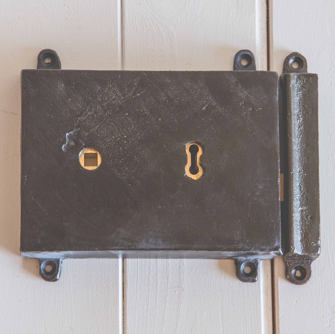 Rim Lock & Cast Iron Cover - Black Wax - Grace & Glory