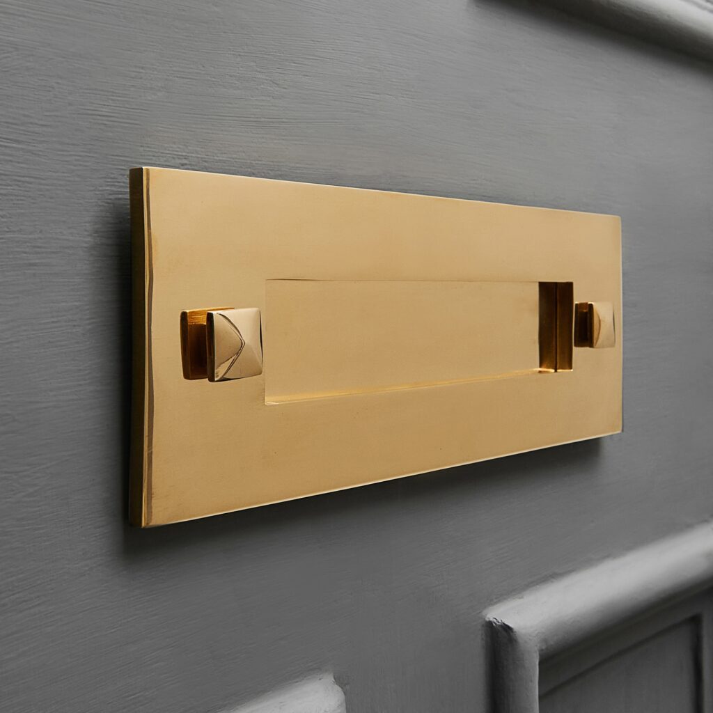 Traditional Brass Letter Plate Without Clapper