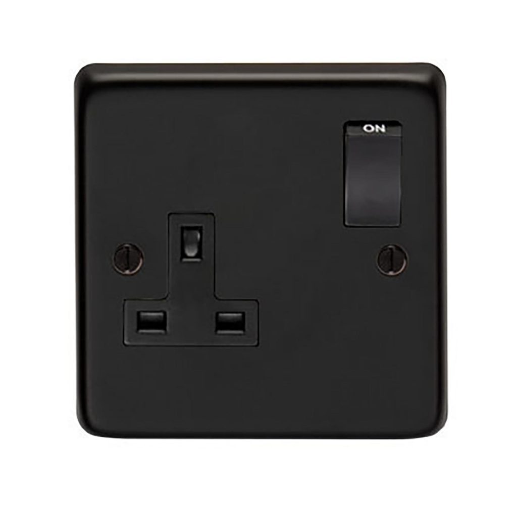 MB Single 13 Amp Switched Socket - Grace & Glory