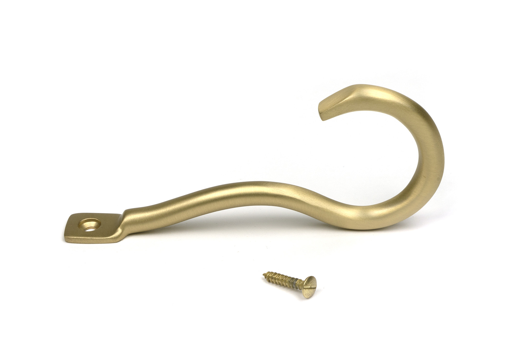 Satin Brass Anchor Coat Hook - Grace & Glory