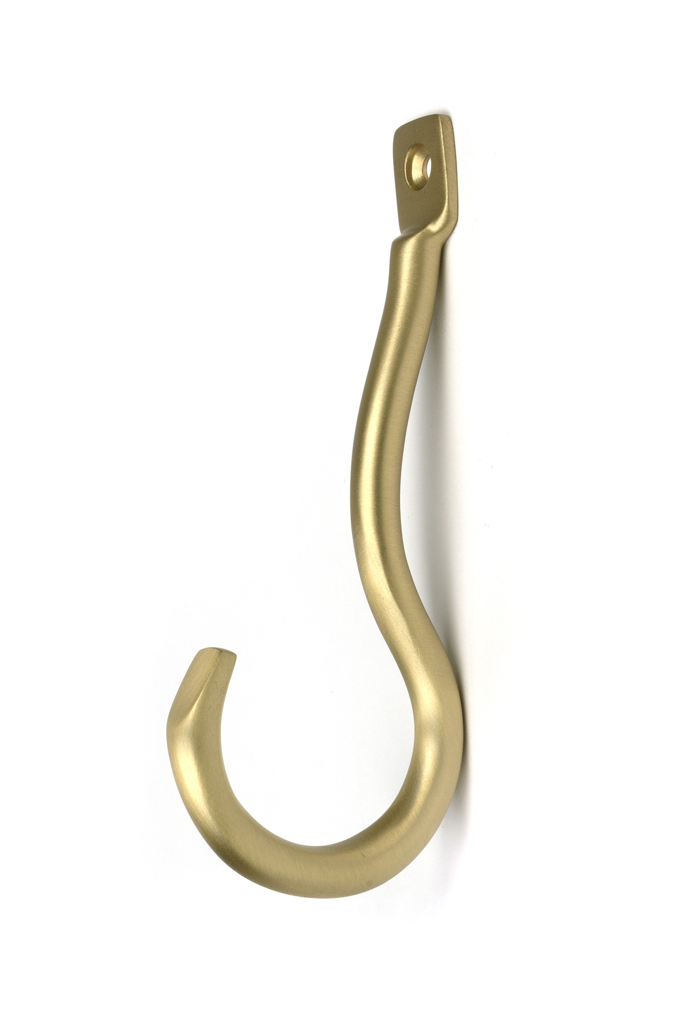 Satin Brass Anchor Coat Hook - Grace & Glory