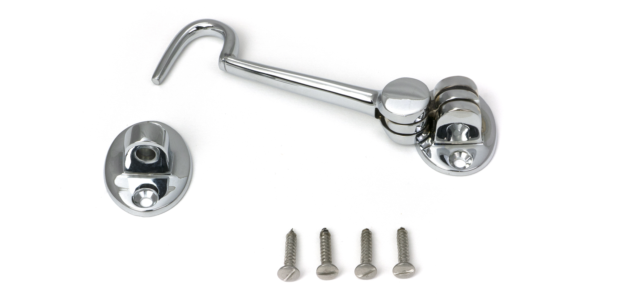 Polished Chrome 4" Cabin Hook - Grace & Glory