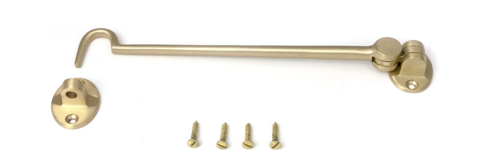 Satin Brass 8" Cabin Hook - Grace & Glory