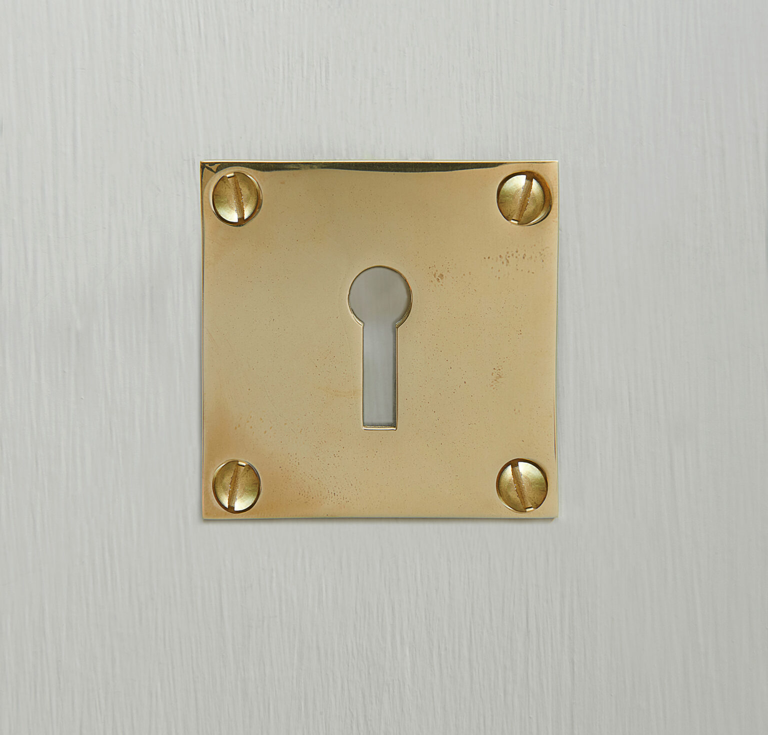Square Escutcheon - Polished Brass - Grace & Glory